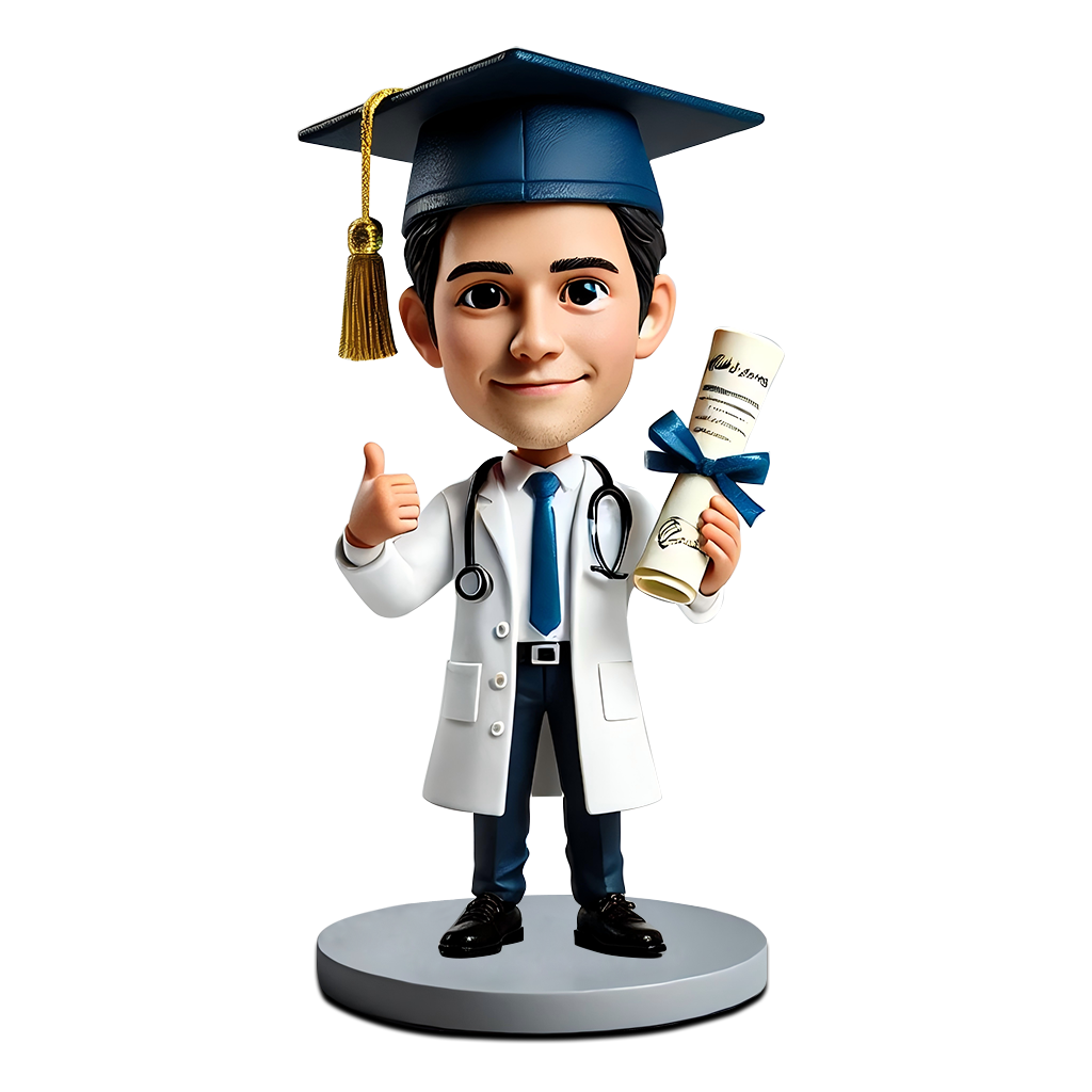 Dr Graduation Gifts|Custom Doctor Graduation Bobblehead|Gift Ideas for ...