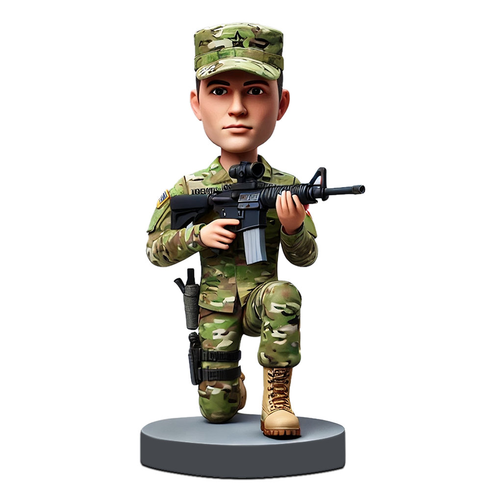 Gifts for Army Man Presents Custom Army Man Bobbleheads Presents for ...