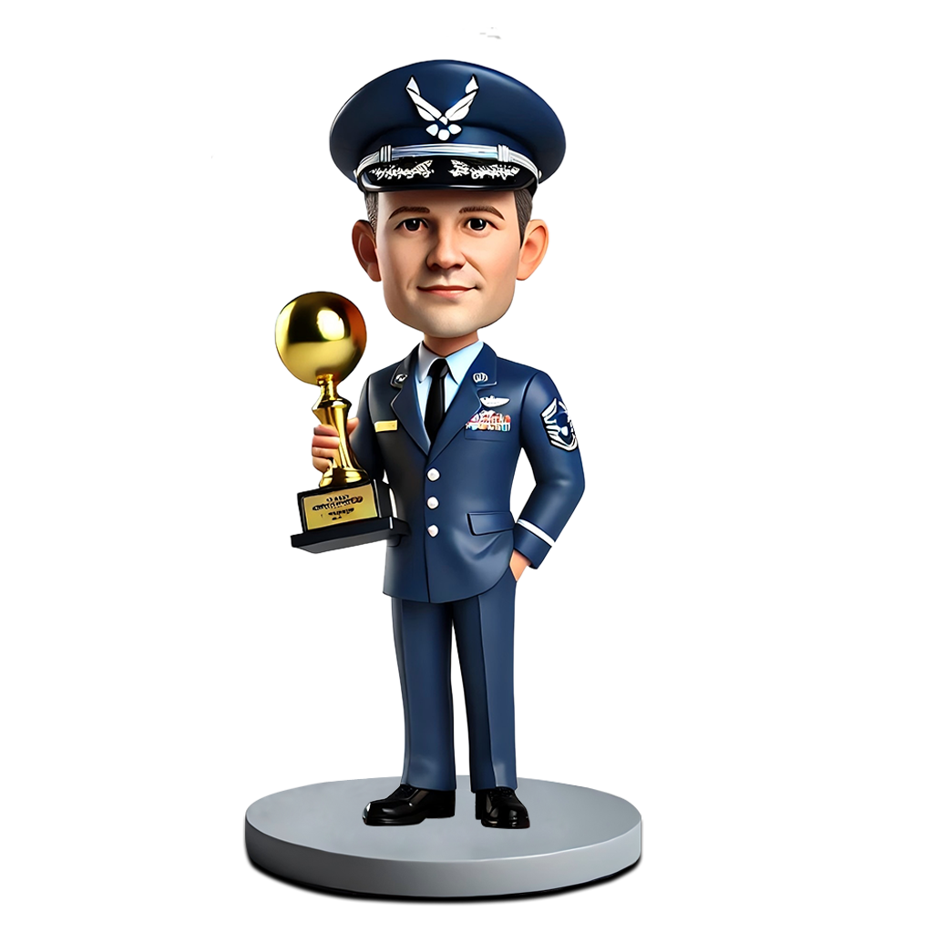 Air Force Retirement Gifts Custom Air Force Officer Bobbleheads Air ...