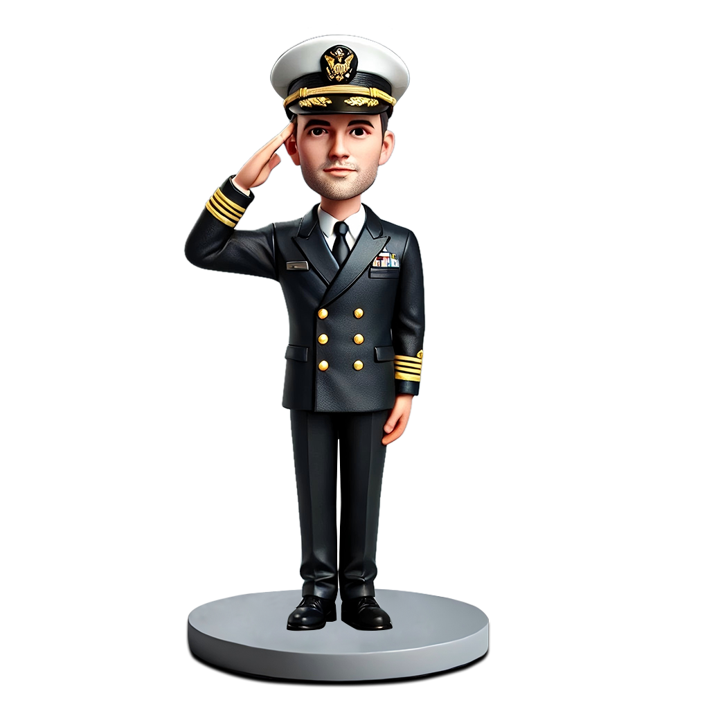 Gifts for Military Veterans Custom Navy Veteran Bobbleheads – statuegift
