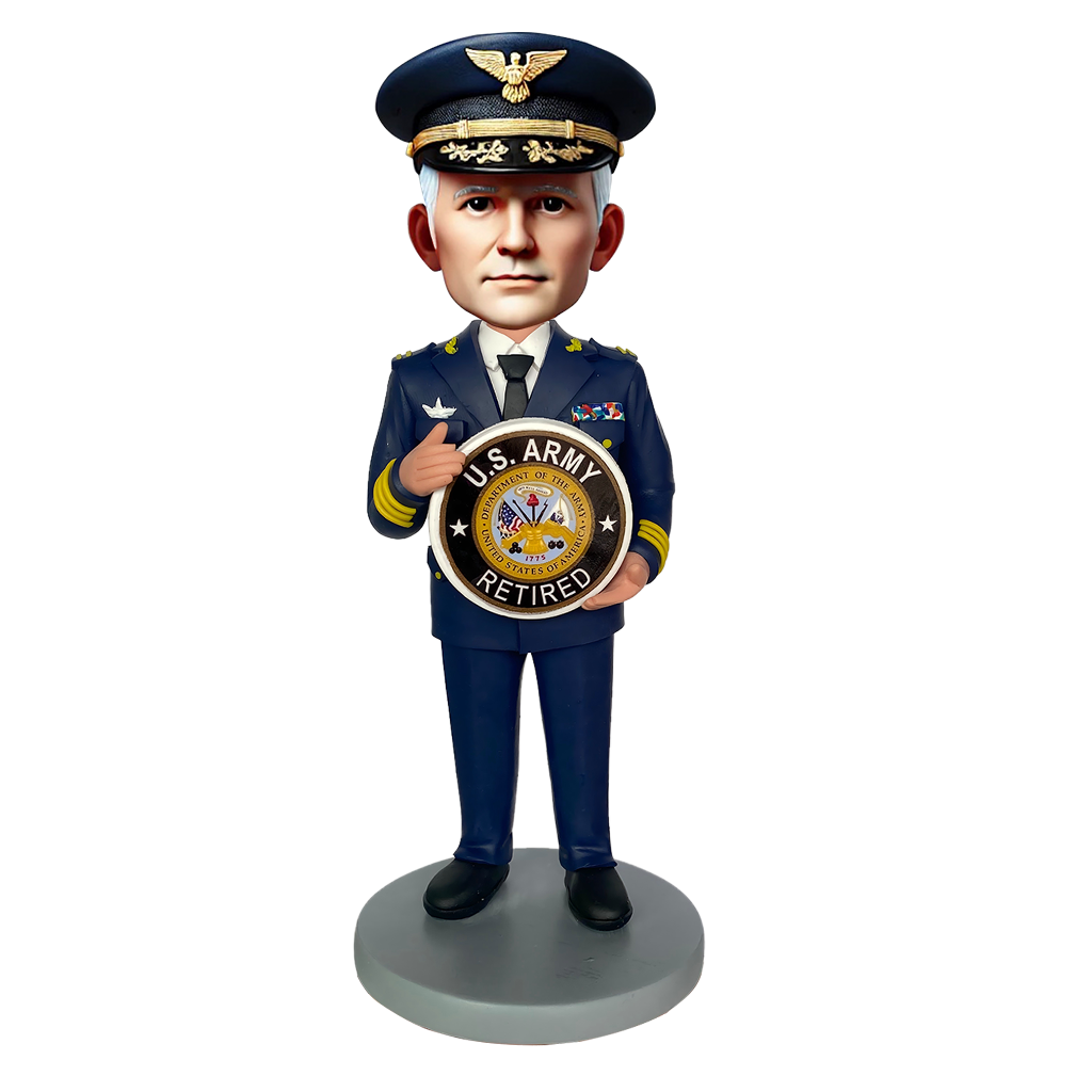 Army Retirement Gifts Custom Army Retirement Bobbleheads Military ...
