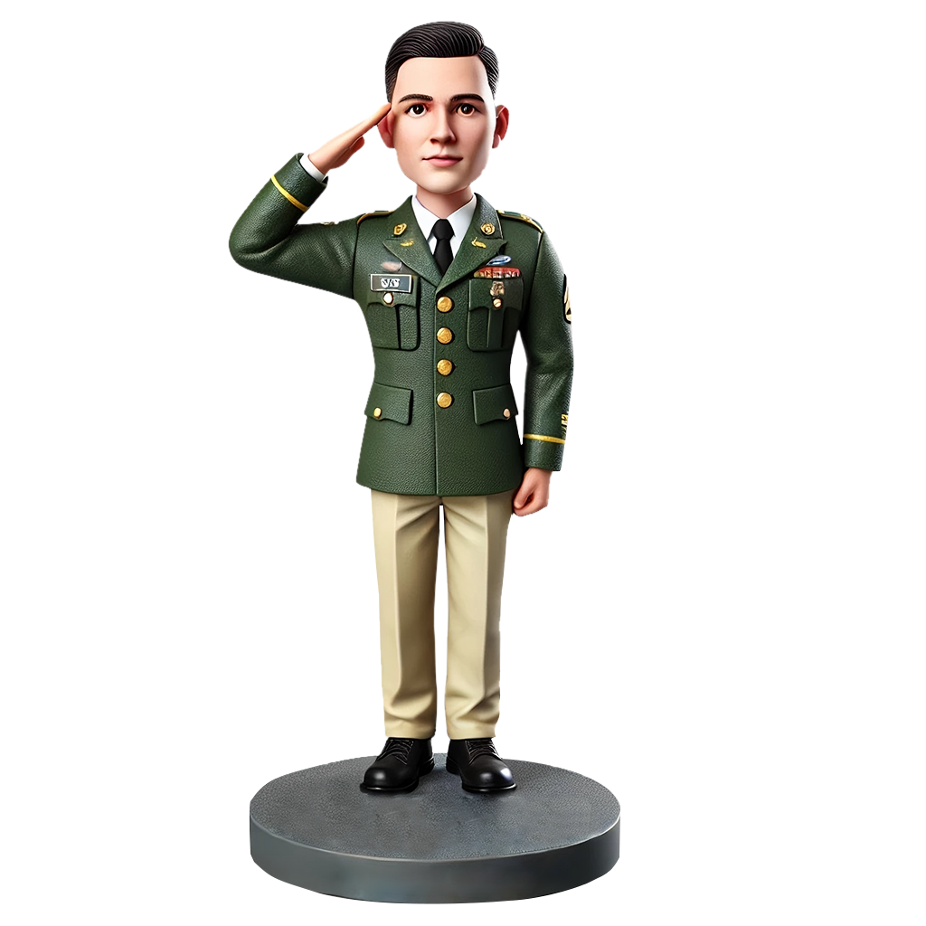 Army Veteran Gifts Custom Army Veteran Bobbleheads Gifts for Military ...