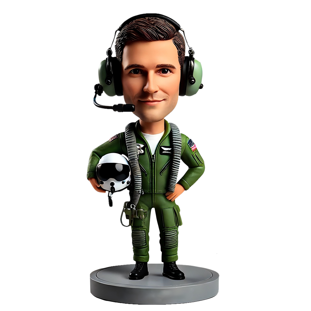 Air Force Gifts Custom Pilot Bobbleheads USAF Gifts Air Force Present ...