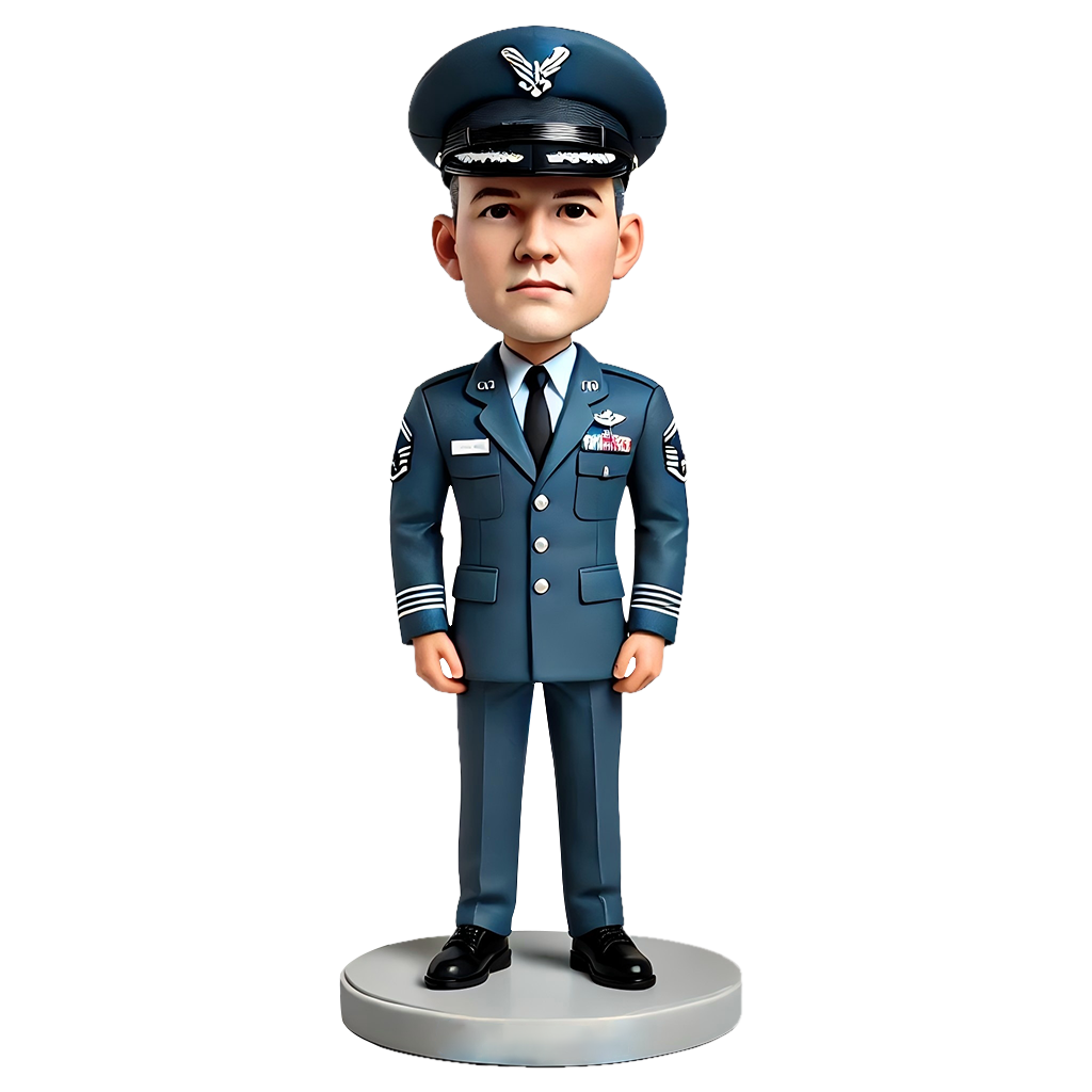 Air Force Retirement Gifts Custom Air Force Officer Bobbleheads Air ...
