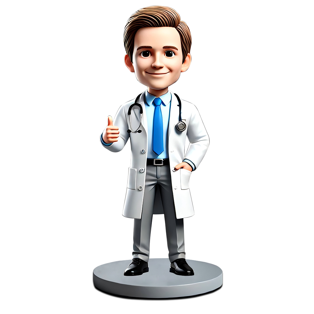 Personalized Gifts for Doctors|Custom Male Doctor Bobblehead|Customized ...