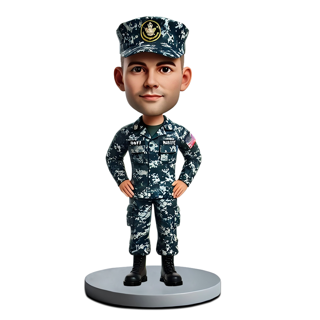 Military Gifts Custom Navy Soldier Bobbleheads Gift Military Gifts for ...