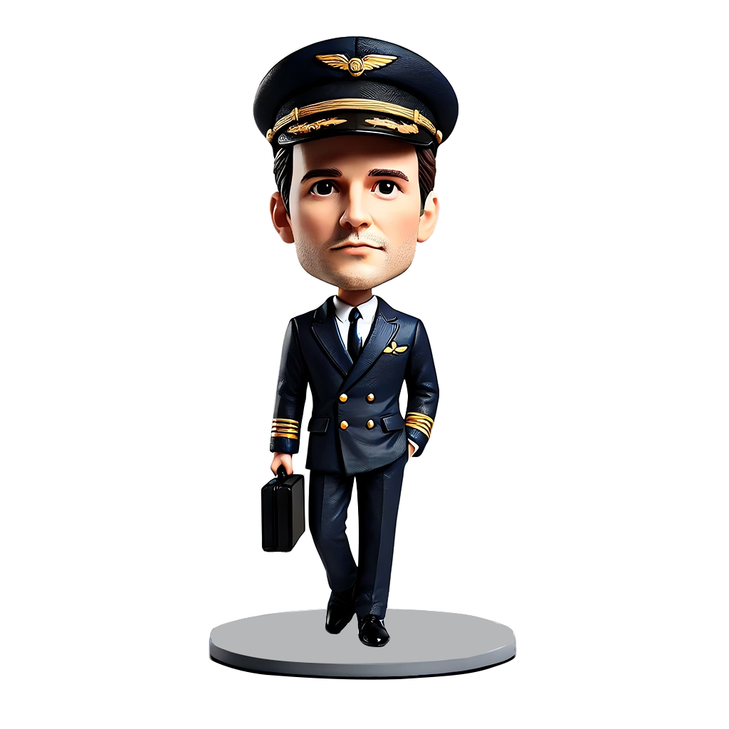 Presents for Pilots Custom Pilots Bobbleheads Gifts for an Aviator Best ...
