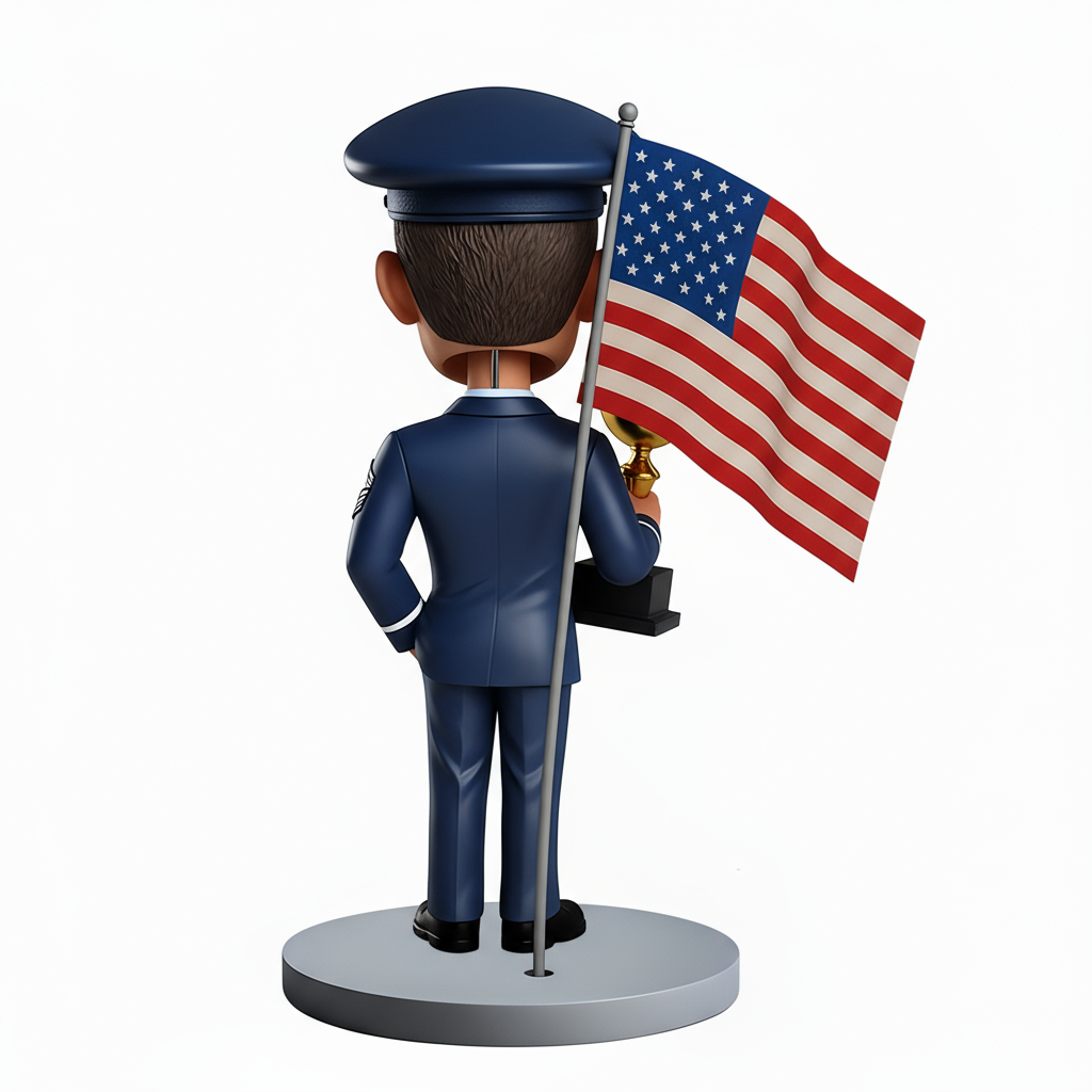 Air Force Retirement Gifts Custom Air Force Officer Bobbleheads Air ...
