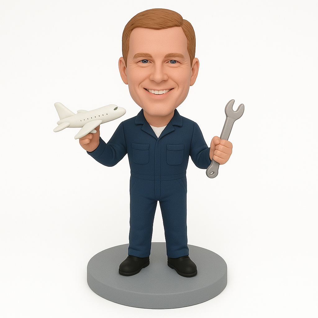 Custom Aerospace Engineers Bobbleheads Gifts for Aeronautical Engineers ...