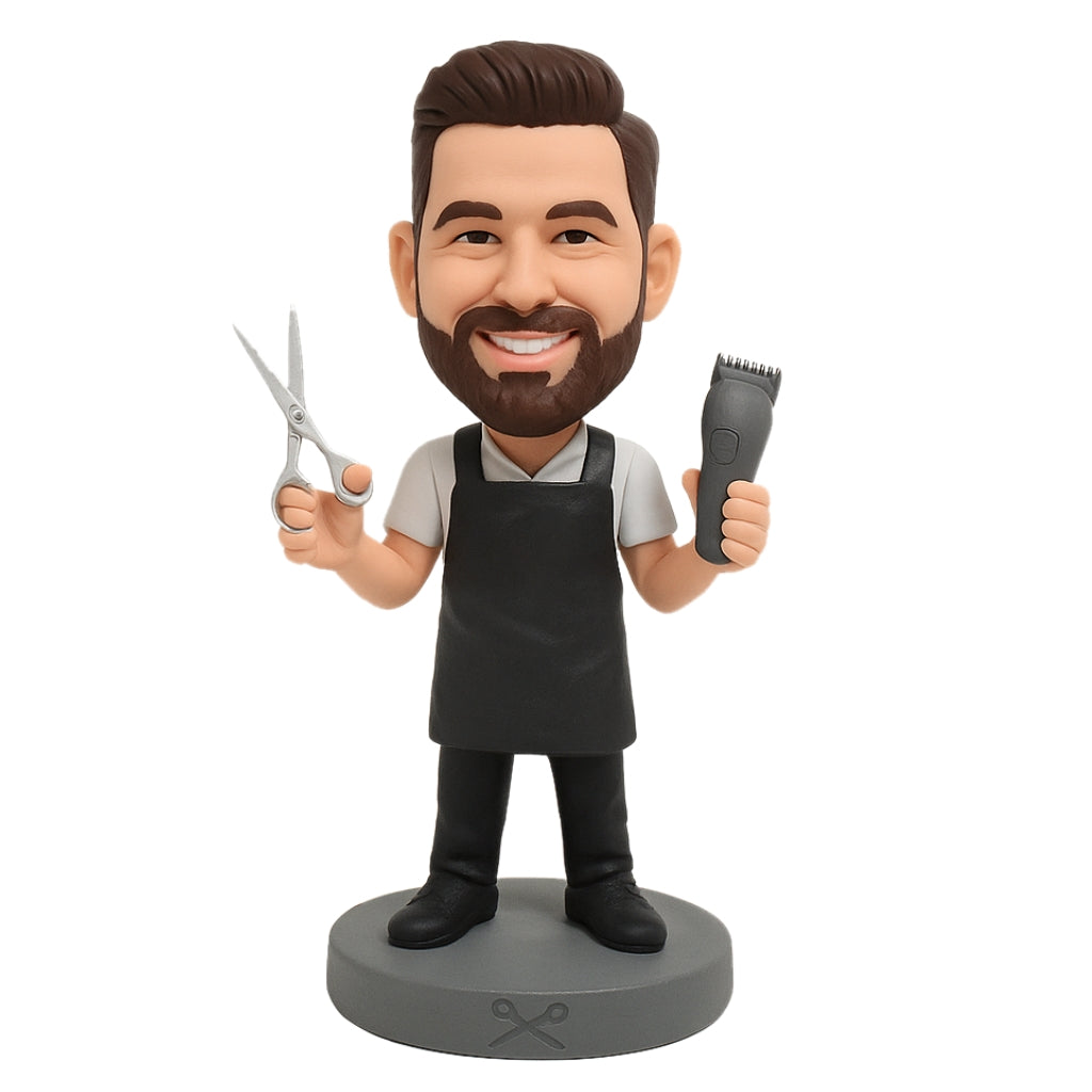 Custom Barber Bobbleheads|Gifts for Barbers|Barber Gifts Ideas – statuegift