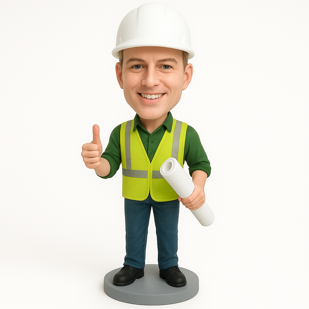 Custom Civil Engineers Bobbleheads Gifts for Civil Engineers|Presents ...
