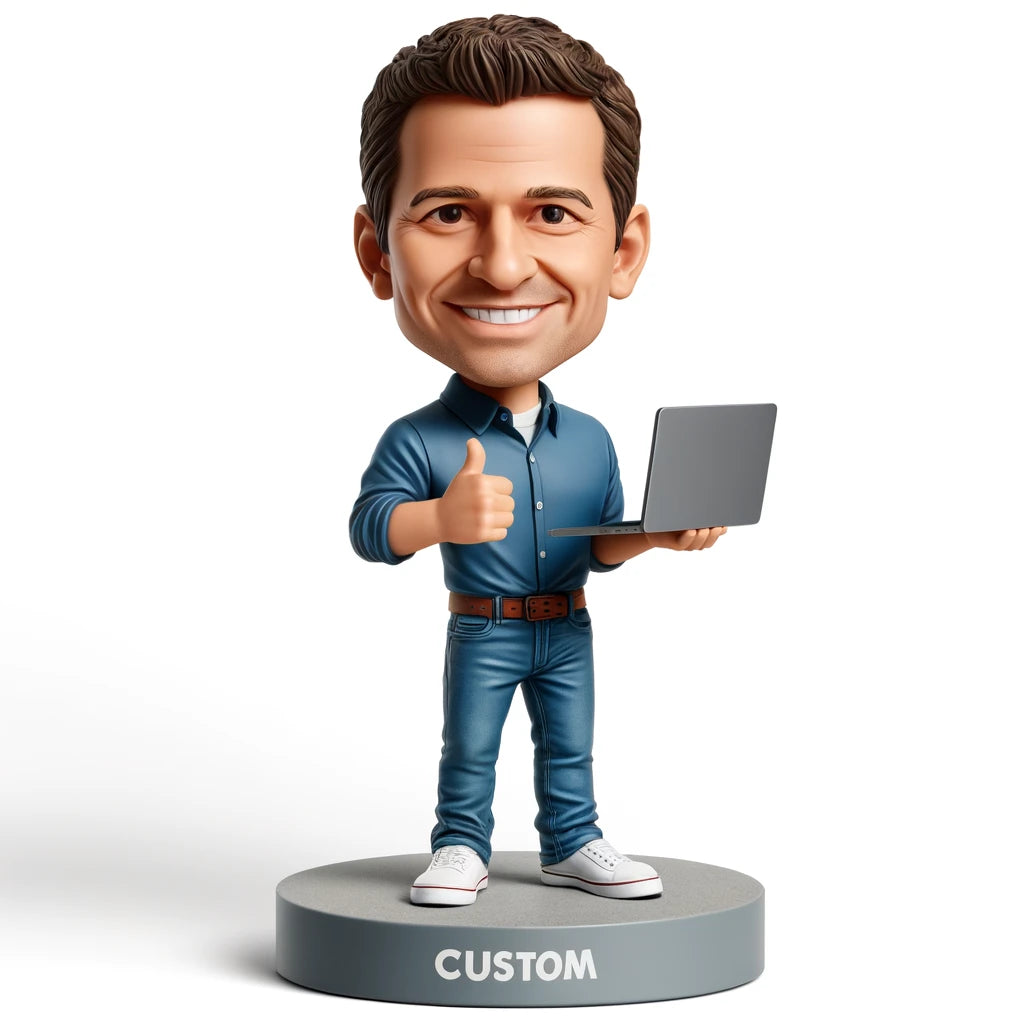 Custom Computer Scientist Bobbleheads| Computer Scientist Gifts ...