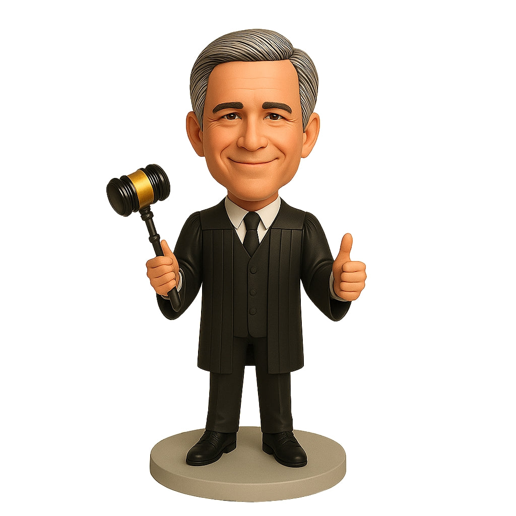 Custom Judges Bobbleheads | Unique Gifts for Judges | Gifts for a Judge ...