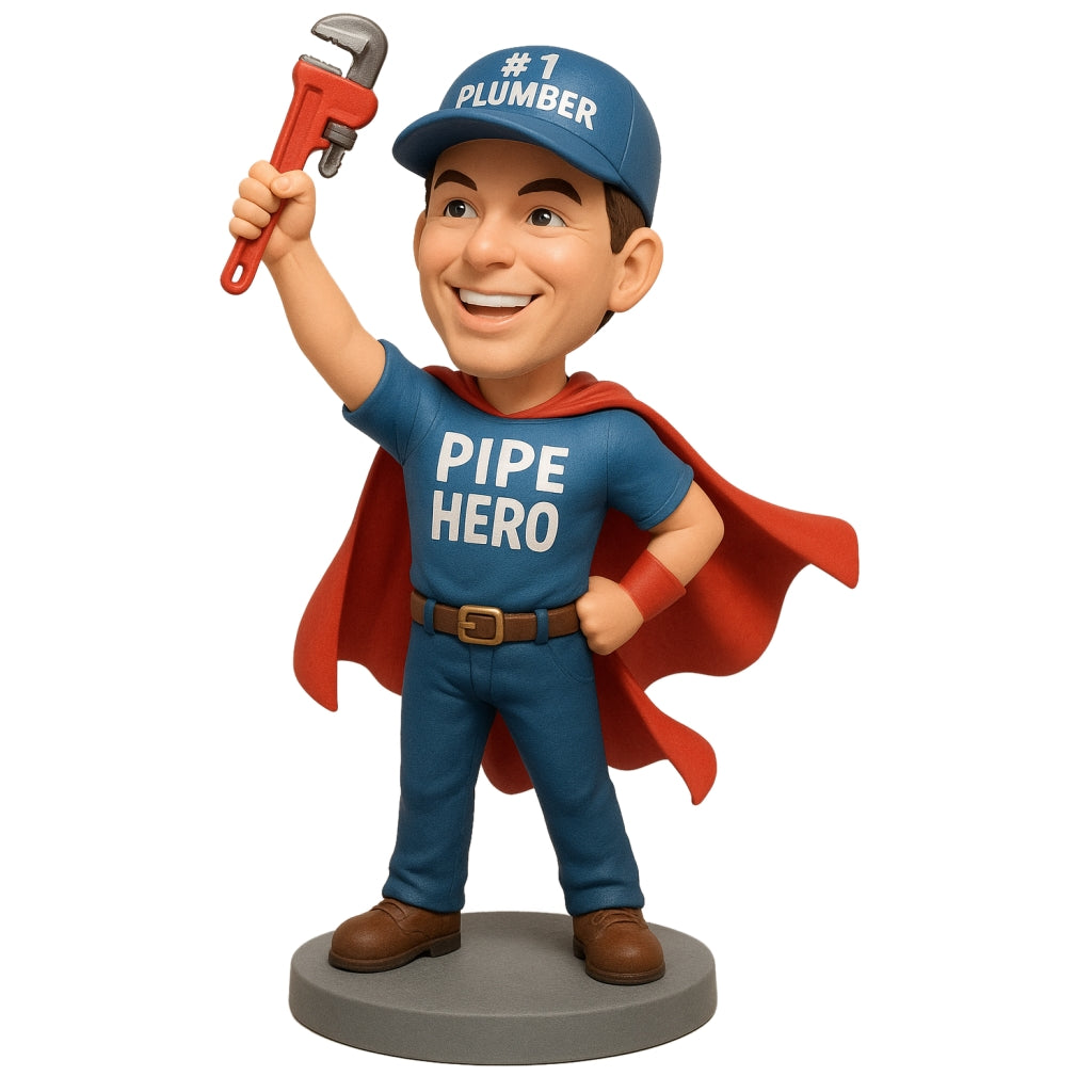Custom Plumber Bobbleheads| Gift for Plumber |Funny Plumber Gifts ...