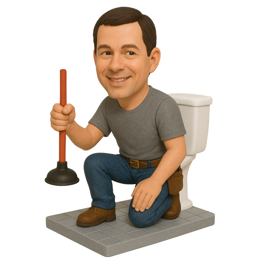 Custom Plumber Bobbleheads| Gift for Plumber |Funny Plumber Gifts ...