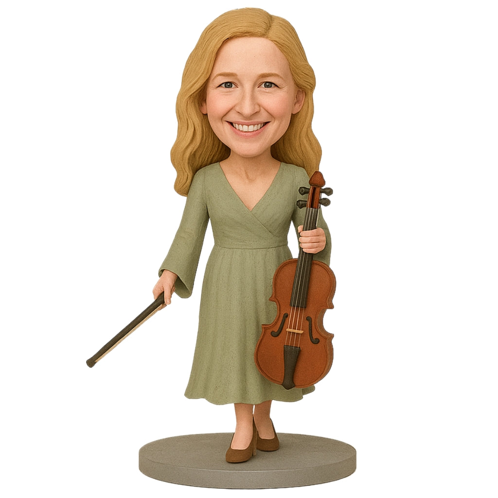 Custom Violin Players Bobbleheads| Gifts for Violin Players| Gift for ...