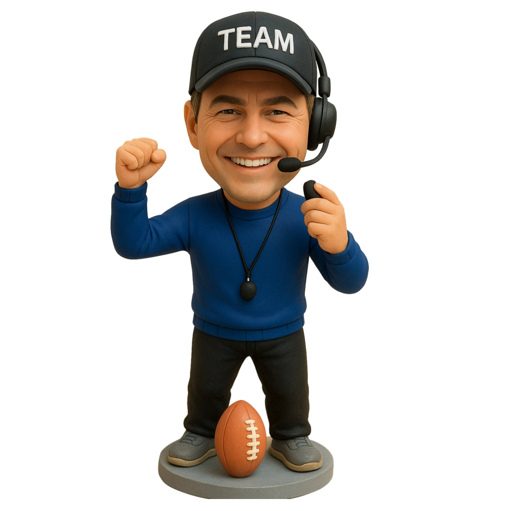Football Coach Gift Ideas|Custom Football Coach Bobbleheads|Football ...