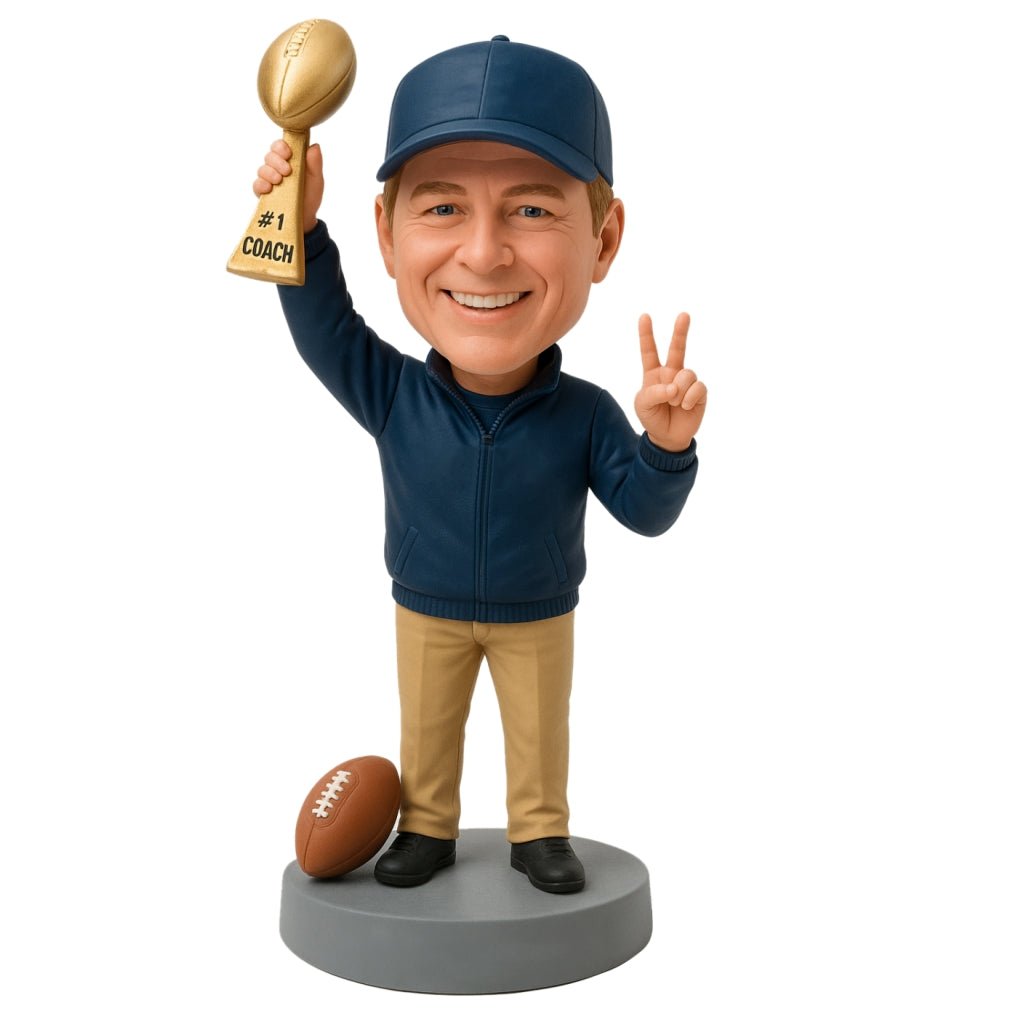 Football Coach Gifts|Custom Football Coach Bobbleheads|Football Coach ...