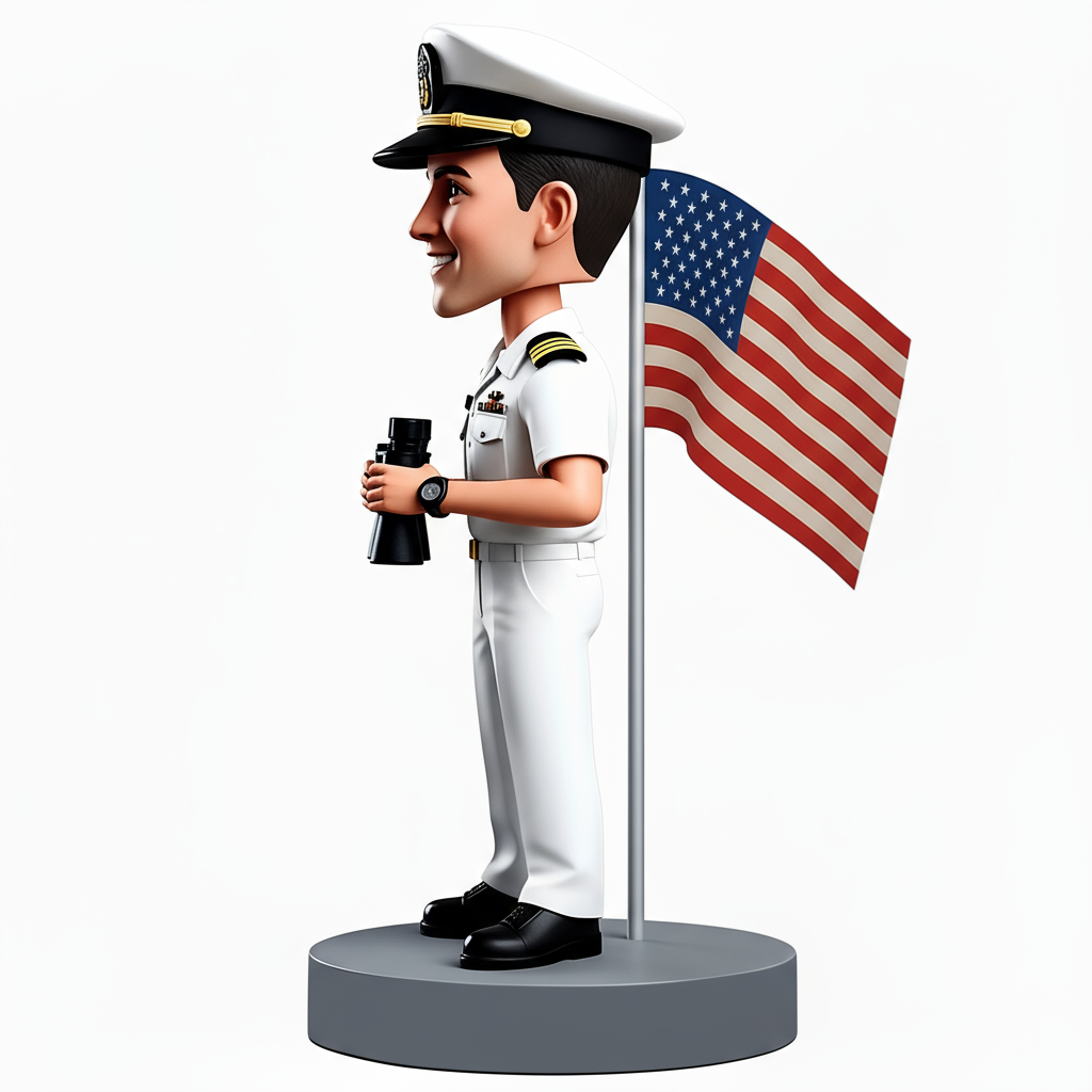 Gift for Navy Custom Naval Officer Bobbleheads US Navy GiftsGifts for ...
