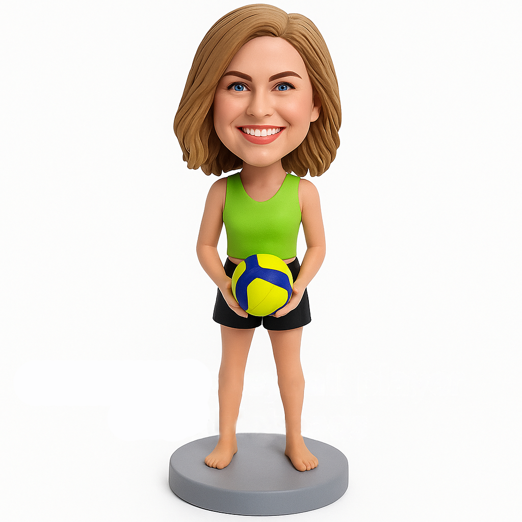 Gifts Volleyball|Female Volleyball Player Custom Bobblehead|Presents ...