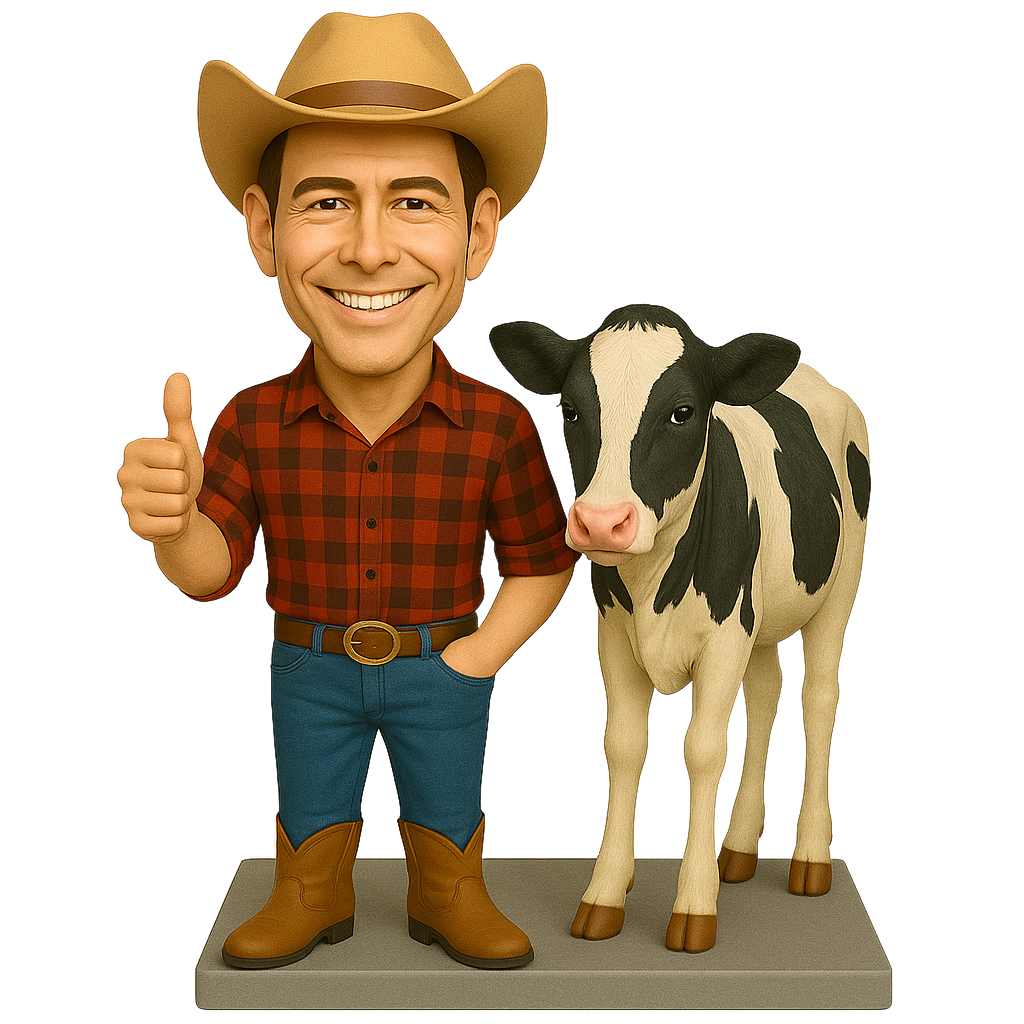 Personalized Farmer Bobbleheads|Gifts for a Farmer|Presents for Farmers ...