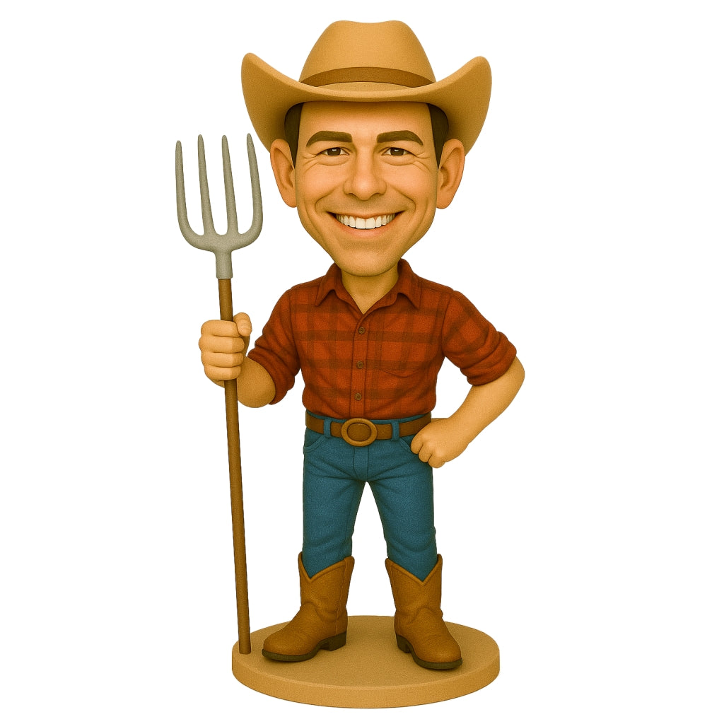 Custom Farmer Bobbleheads|Gifts for a Farmer|Presents for Farmers|Gifts ...