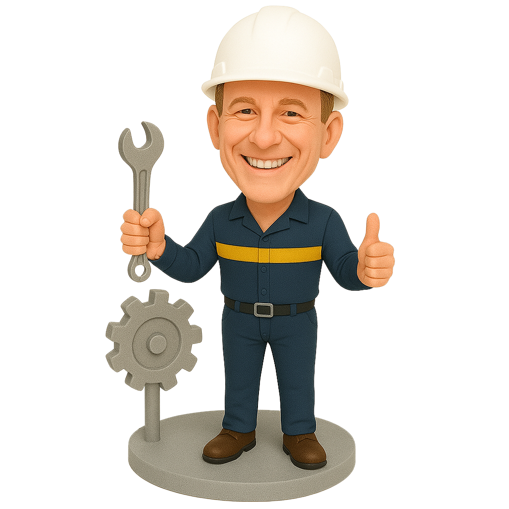 Personalized Mechanical Engineers Bobbleheads|Presents for Mechanical ...