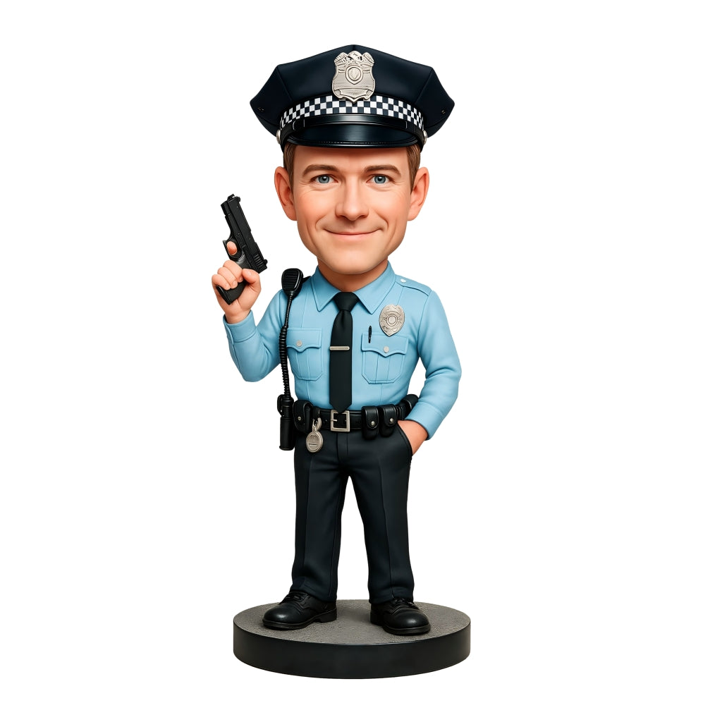 Personalized Police Officers Bobbleheads | Gifts For Cops| Gifts For ...