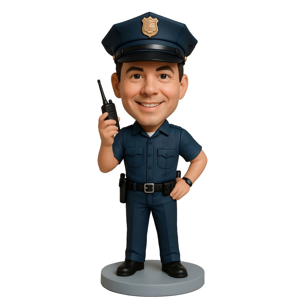 Personalized Police Officers Bobbleheads | Gifts For Police Officers ...