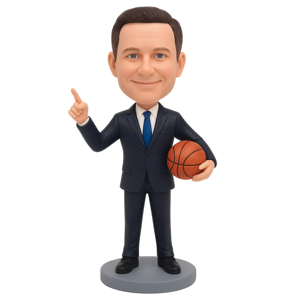 Present for Basketball Coach|Custom Basketball Coach Bobbleheads ...