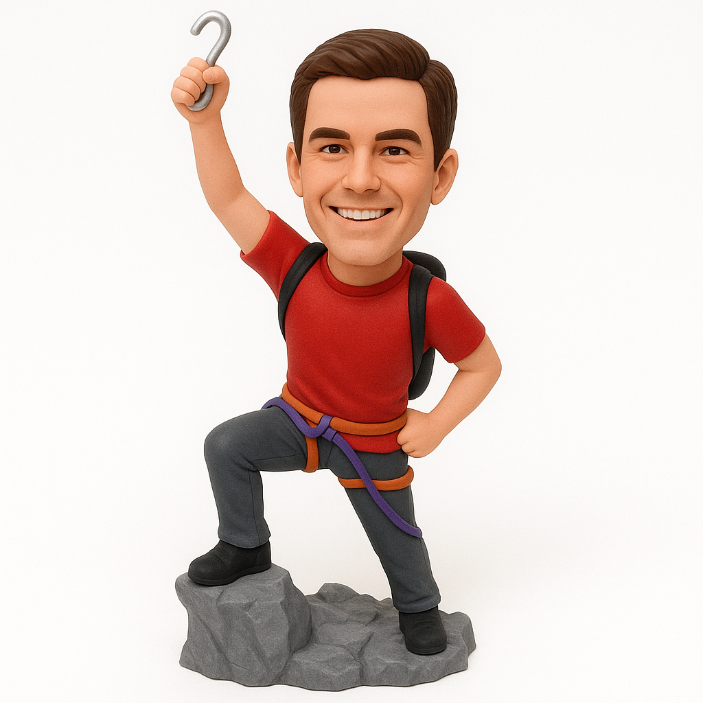 Presents for Climbers|Custom Climbers Bobbleheads|Gifts for Rock ...