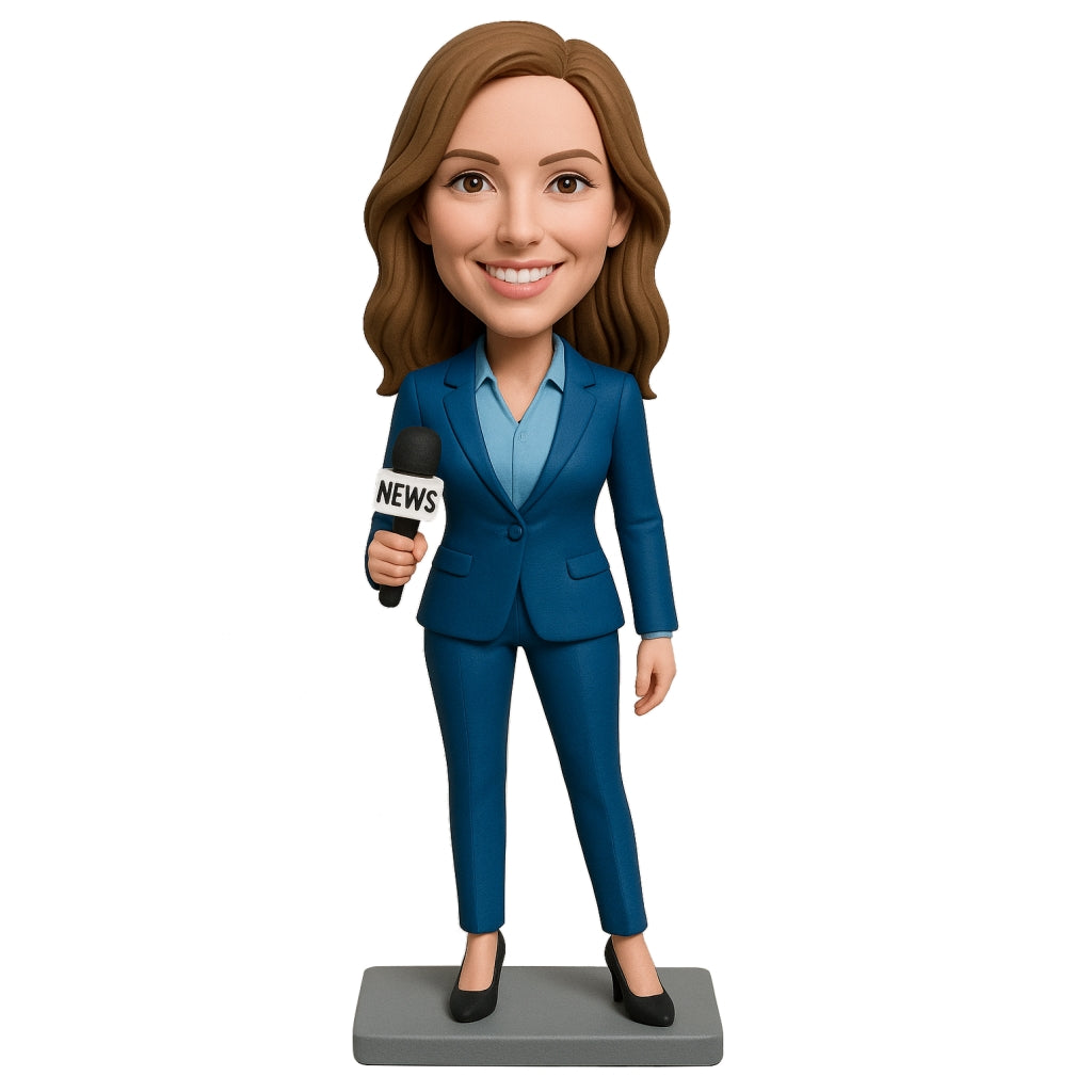 Custom Journalists Bobbleheads | Presents for Journalists|Best Gifts ...