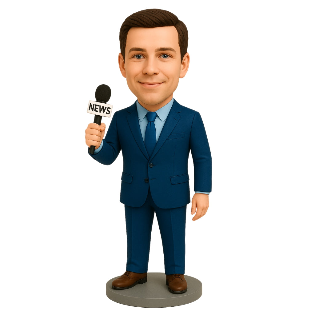 Custom Journalists Bobbleheads | Presents for Journalists|Best Gifts ...