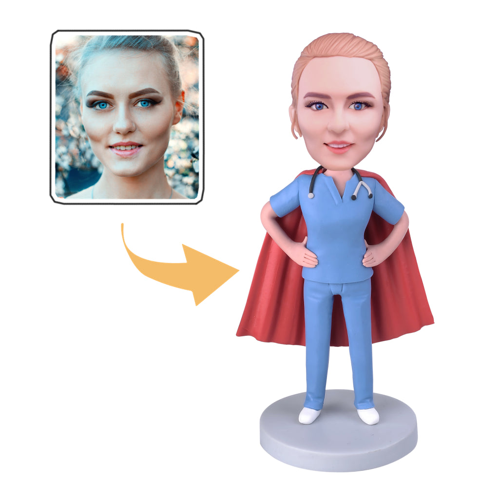 Gift for nurse丨Nurses week gifts丨Custom nurse bobblehead – statuegift
