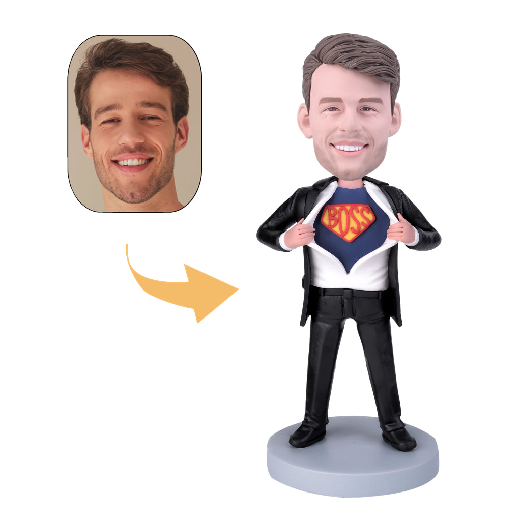 Best gift for boss丨Personalized custom super boss bobblehead丨Boss day ...