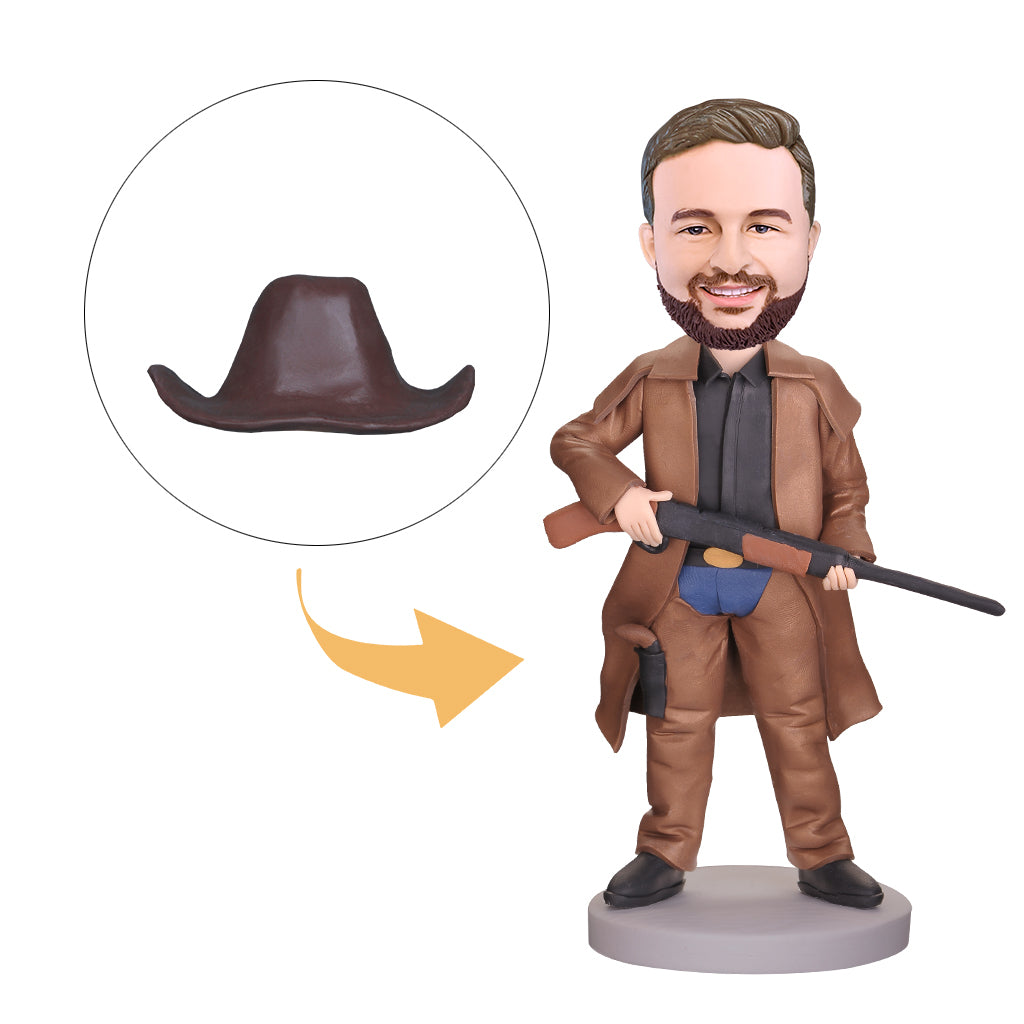 Cowboy Gifts ｜ Custom Cowboy Bobblehead – statuegift