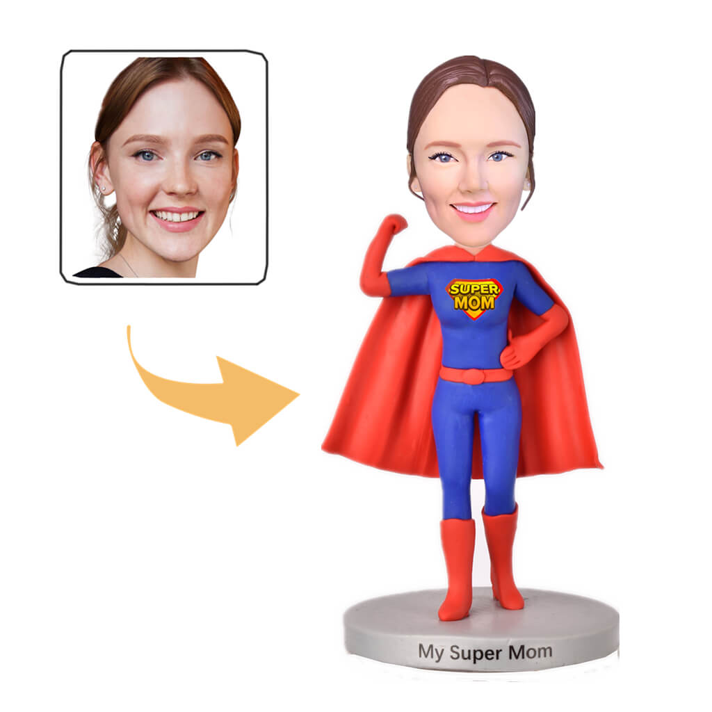 Custom Supermom Bobbleheads | Mother's Day gift | Gift for Mom – statuegift