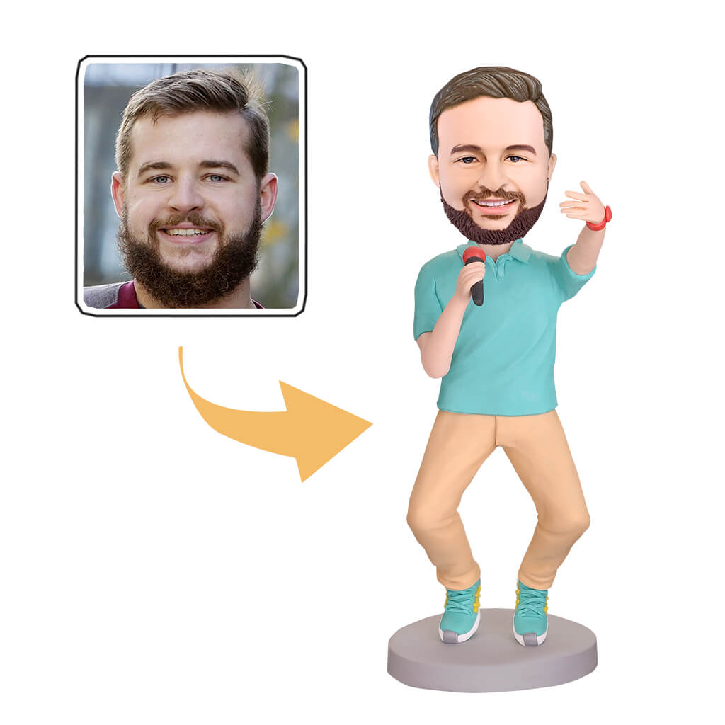 Rapper Custom Bobblehead – statuegift