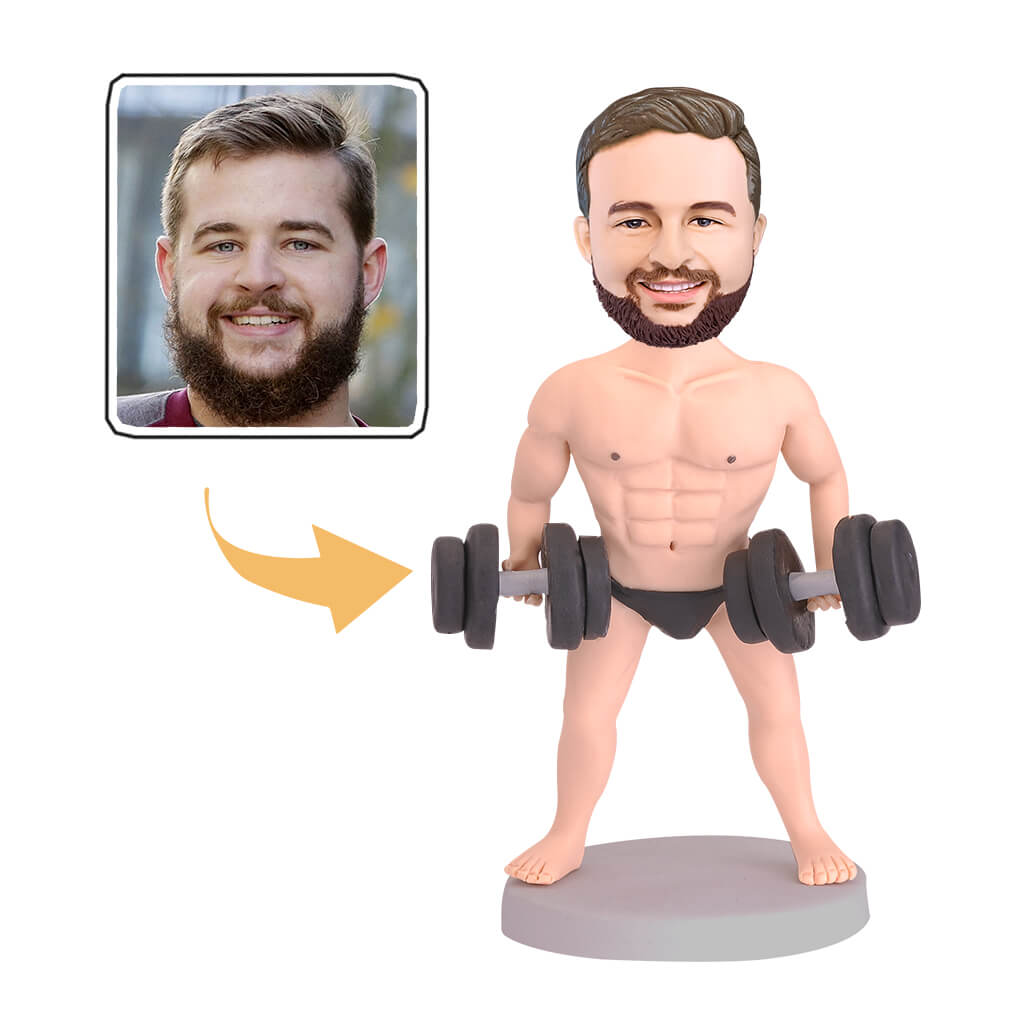 Muscleman/Mr. Fitness Custom Bobblehead – statuegift
